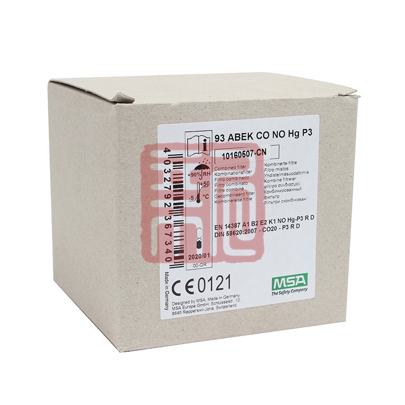 MSA/梅思安 10160507-CN 过滤罐93ABEK-CO-NO-Hg/St（原编号10115315-CN）-新明辉商城