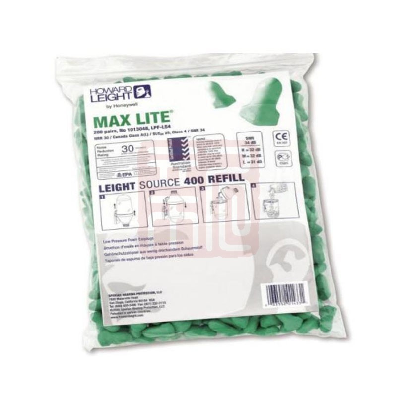霍尼韦尔LPF-LS4-REFILL Max Lite 绿色 T 型耳塞 填充包（配合 HL400 分 配器使用）-新明辉商城