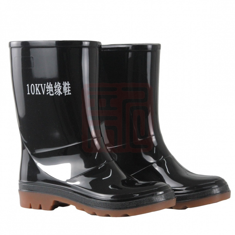 胜利牌 10KV绝缘靴黑色-38-新明辉商城