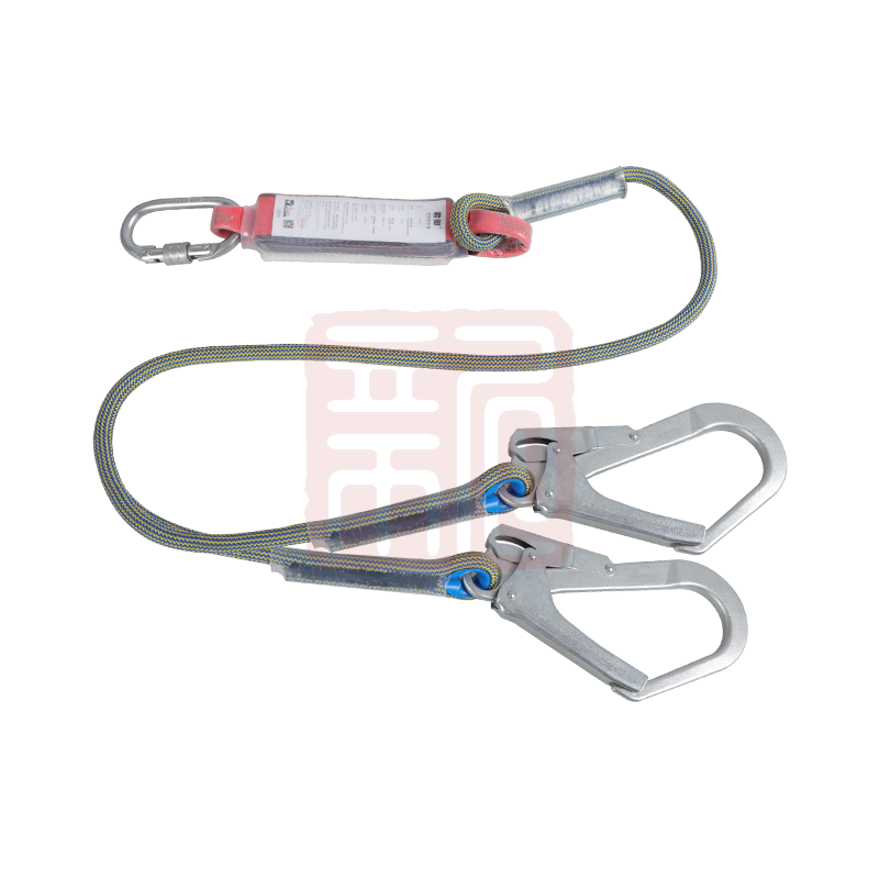 SAFEMAN君御 LP-JS2纤维绳式双大钩安全绳-1.8米-新明辉商城
