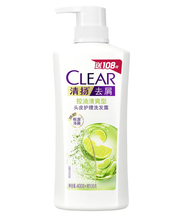 清扬 头皮护理洗发水 控油清爽（400g+108g）-508g-新明辉商城